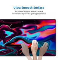 China Custom Eco-Friendly Non-Slip Waterproof Rubber Large Size Mouse Pad with Lock Edge for sale