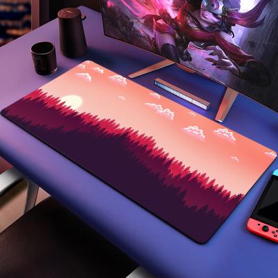 China Soft Mouse Pad for Keyboard Custom Natural Rubber Cartoon Gamer Pad Rectangular Shape for sale