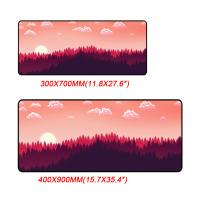 China Soft Mouse Pad for Keyboard Custom Natural Rubber Cartoon Gamer Pad Rectangular Shape for sale