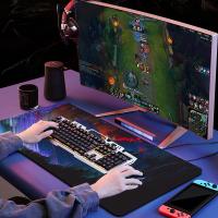 China Materail Natural Rubber fabric Sublimation Blank Desk Mouse Pad With Logo Printing for sale