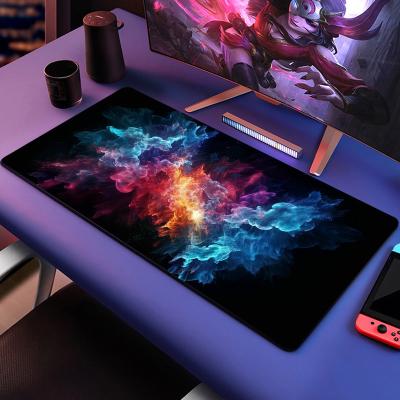 China Stocked Gaming Mouse Pad with Custom Sublimation Print and Natural Rubber Material for sale