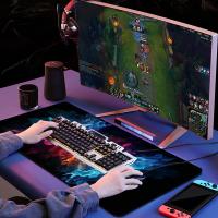 China Stocked Gaming Mouse Pad with Custom Sublimation Print and Natural Rubber Material for sale