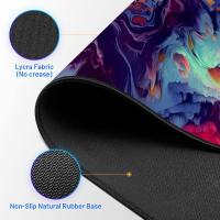 China Materail Natural Rubber fabric Gaming 400x900 Desk Mats for Game Players for sale