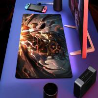 China Stock Custom Cartoon Character Logo Keyboard Mouse Pads Eco-Friendly Natural Rubber Gaming for sale