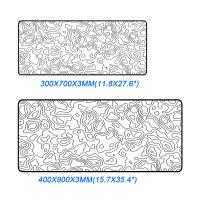 China Office Table Mat Gaming Large Long Extend Topographic Big Full Keyboard Desk White 800*300 for sale