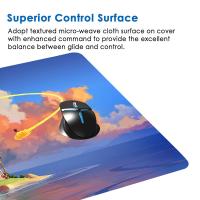China Stock Custom Dragon Ball Kami House Pattern Rubber 30x70 Gaming Mousepads For Computer Accessories for sale