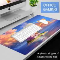 China Stock Custom Dragon Ball Kami House Pattern Rubber 30x70 Gaming Mousepads For Computer Accessories for sale