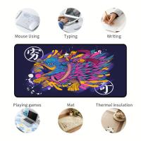 China Custom Business Office Gaming Mouse Pad with Extended Size and Stitched Edge Design for sale