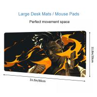 China Style Playmat Custom Print Valorant Soft Non-Slip Gaming Mouse Pad Computer Keyboard Mat for sale
