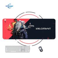 China Rubber Overlocked Valorant Pattern Printed Computer Mat Custom Xxl Gaming Mouse Pad for sale