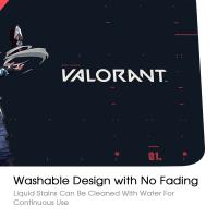 China Rubber Overlocked Valorant Pattern Printed Computer Mat Custom Xxl Gaming Mouse Pad for sale