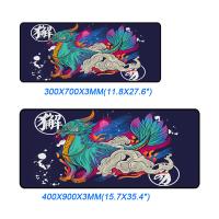 China Large Size XXL XXXL Waterproof Computer Keyboard Rubber Gaming Mouse Pad with Custom Logo for sale