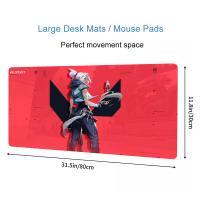 China Customize 3 Days Non-slip Custom Anime Gaming Valorant Mouse Pad For Laptops Keyboard Mouse for sale