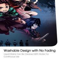 China Demon Slayer Desk Mats Xxl Super Fine Surface Anti Slip Waterproof 35X60 Custom Size Mouse Pads Print Office for sale