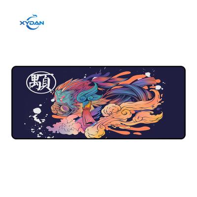 China Large Anime Rubber Locking Edge Computer Mousepad with 100% Eco-friendly Material for sale