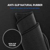 China 800*300*4mm Custom Waterproof Cordura Fabric Mouse Pad with Woven Label Weaving Mark for sale