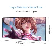 China Large Size Cartoon Gaming Mouse Pad with CMYK Sublimation Printing and Natural Rubber for sale