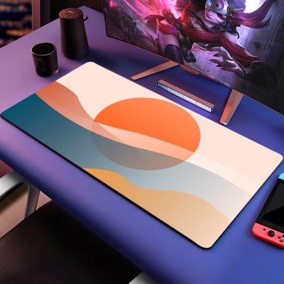 China Large Size Computer Accessories Gaming Desk Mat Mouse Pad with Custom Design Printed for sale