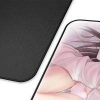China 800*300*3mm Customized Natural Rubber Lock Edge Office Desk Pad for Gaming Enthusiasts for sale