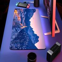 China Large Gaming Anime Cartoon Mouse Pad with Custom Logo and Wireless Charging Option for sale