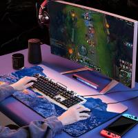 China Large Gaming Anime Cartoon Mouse Pad with Custom Logo and Wireless Charging Option for sale