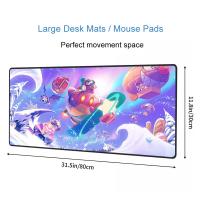 China Professional Game Player Keyboard Pad Mouse Dye Sublimation Anti-Fray Stitched Edges for sale