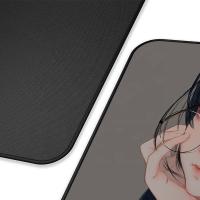 China 800x300x3mm Art Sexy Girl Pattern Gaming Mouse Pad with Edge Locking and CE Approved for sale