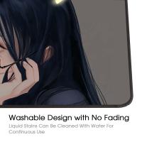 China 800x300x3mm Art Sexy Girl Pattern Gaming Mouse Pad with Edge Locking and CE Approved for sale