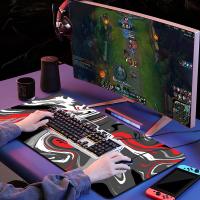 China Customized Natural Rubber Portable Gaming Mouse Pad with CMYK RGB Sublimation Printing for sale