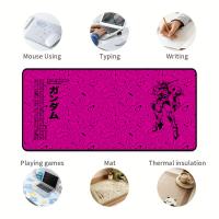 China Custom Pattern Lock Edge Office Helper Mouse Pad Gaming Style Durable Rubber Material for sale