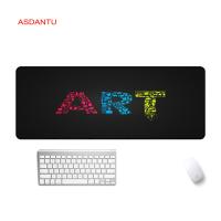 China Office Asdantu Extended Large Letter Mouse Pad Keyboard Mat for Hotel and E-Sports for sale