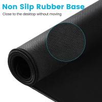China Office Asdantu Extended Large Letter Mouse Pad Keyboard Mat for Hotel and E-Sports for sale