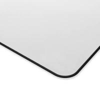 China Scratch Proof Rubber Long White Sublimation Desk Keyboard Mousepad Mat for Office for sale