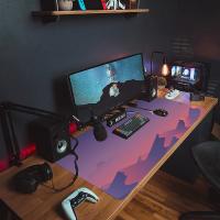 China Custom Logo Print Gaming Mousepad Large XXL Extended Size with Non Slip Rubber Base for sale