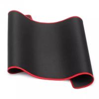China Custom Logo Printed Large Black Blank Mouse Pad Extended Gaming Mousepad With Color Edge Stitching for sale