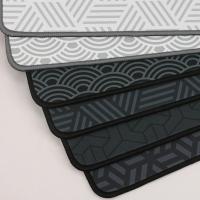 China Stock Round Office Desk Pad 80x30 90x40 Soft Rubber Gaming Custom Mouse Pad Print Mat for sale