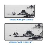 China Table Game Large Size 900*400*4mm Waterproof Custom Logo Sublimation Mat Extended Gaming Mouse Pads for sale