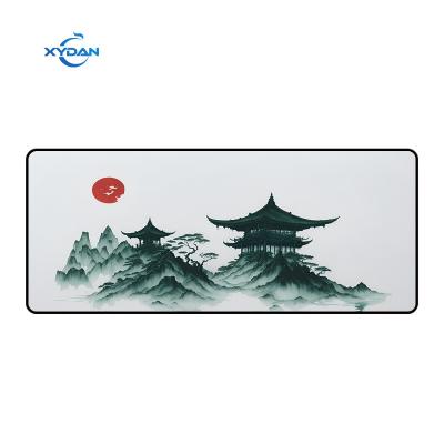 China Custom Design Table Game Mouse Pad Chinese Landscape Style for and Comfortable Gaming for sale