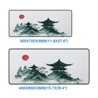 China Custom Design Table Game Mouse Pad Chinese Landscape Style for and Comfortable Gaming for sale