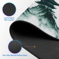 China Custom Design Table Game Mouse Pad Chinese Landscape Style for and Comfortable Gaming for sale