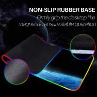 China Gaming Style LED Marquee Mouse Pad Charger Extended Desk Mat RGB Customised 3Xl Blank for sale