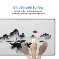 China Table Game Oem Custom Logo Cordura Fabric Waterproof Material Anti-Slip Rubber Base Gaming Mat Deskpad Mousepad Mouse Pad for sale