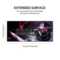China Asdantu Extended Anime Gaming Mouse Pad XL Size 900X400 Anti-Slip Rubber Base Mouse Mat for sale