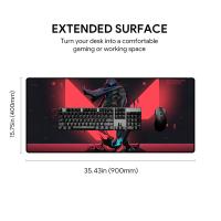 China 900X400X3Mm Gaming Keyboard Mouse Pad With CMYK RGB Sublimation Printing for sale
