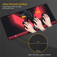 China 900X400X3Mm Gaming Keyboard Mouse Pad With CMYK RGB Sublimation Printing for sale