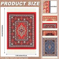 China Arabian Style Felt Pad Muslim Meditation Cushion Custom Coaster for Computer Accessories for sale