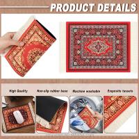 China Arabian Style Felt Pad Muslim Meditation Cushion Custom Coaster for Computer Accessories for sale