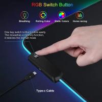 China Fabric Gaming Printing Heat Thermal Transfer RGB Gaming Mouse Pad for Promotion Gifts for sale