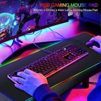 China Fabric Gaming Printing Heat Thermal Transfer RGB Gaming Mouse Pad for Promotion Gifts for sale