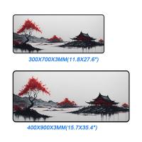 China Custom Chinese Landscape Style Gaming Mousepad Sublimation Printing Rectangle Mouse Pad for sale